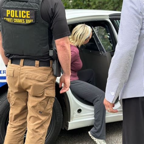 Moment Teacher Alissa Mccommon Arrested In Front Of Husband On Charges
