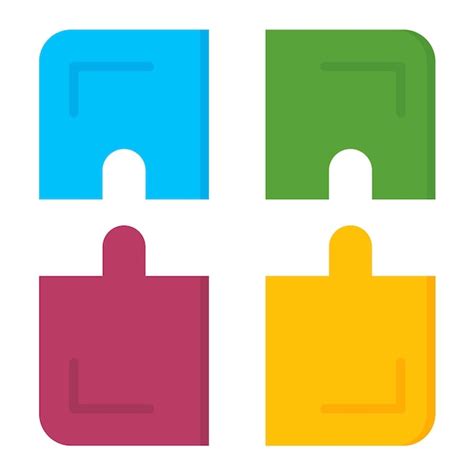 Premium Vector Puzzle Solution Flat Illustration