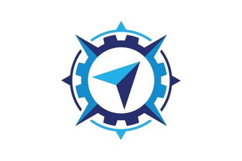 Compass Logo Template Geography Exploration Icon Vector Geography