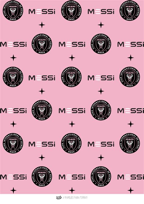 Kit Imprimible Messi Inter Miami Pdf Editable