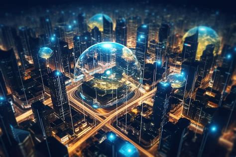 Premium AI Image Artificial Intelligence Looking At Smart City AI