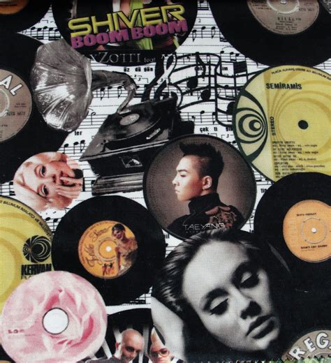 Movie Star Adele Magazine Cover Paris London Istanbul Nautical Patchwork Fabric 20 Sample