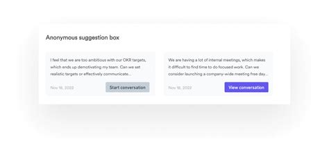 An Introductory Guide To The Anonymous Suggestion Box