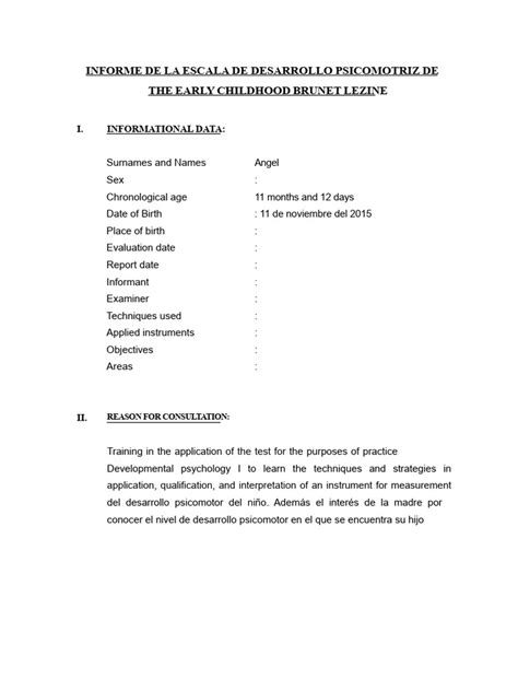 Psychomotor Development Report Pdf Cognition Liberal Arts Education