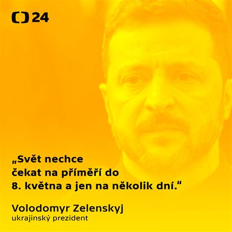 Čt24 Svět Nechce Podle Ukrajinského Prezidenta Volodomyra Zelenského čekat Na Příměří Do 8