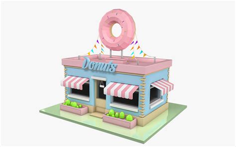 Simple City Low Poly Assets VR AR Game Low Poly D TurboSquid