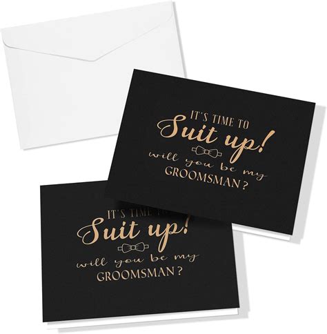 Groomsman Proposal Cards 8 Pieces Will You Be My Groomsman And 2 Pieces