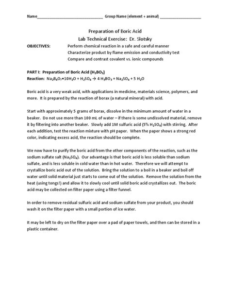 Boric Acidd Pdf Acid Solubility