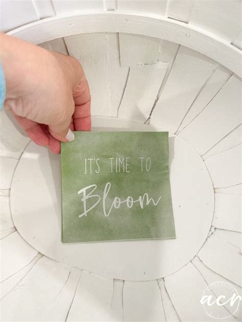 Basket Update For Spring Napkin Decoupage Artsy Chicks Rule