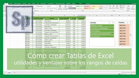 Cómo crear tablas de Excel y sus ventajas Saber Programas