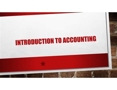 Introduction To Accounting Class 11 Pptx