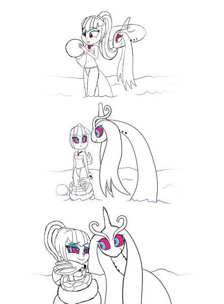 2786284 Safe Artist Lunahazacookie Derpibooru Import Sonata Dusk