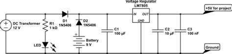 Different Voltage Battery Backup Circuit Electrical Engineering Stack