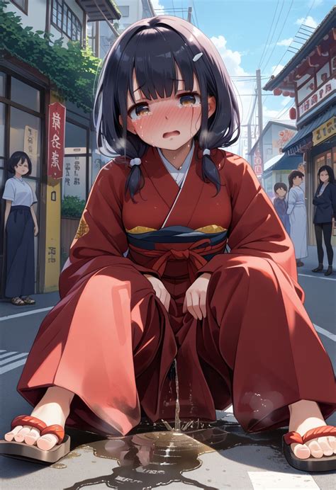 Japanese Pee Wetting Omorashi Art Ai Pixai