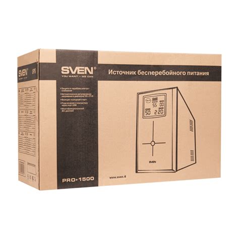 SVEN Pro+ 1500 (LCD, USB)
