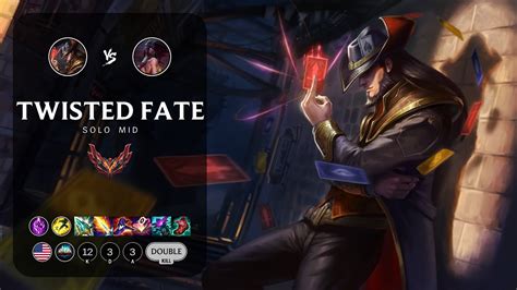 Twisted Fate Mid Vs Akali Na Grandmaster Patch 141 Youtube