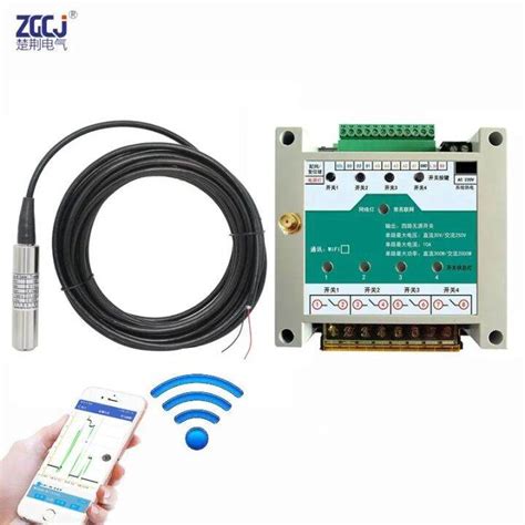 Power Pengontrol Level Air Wifi Tipe Din Dengan Output Relai Sensor