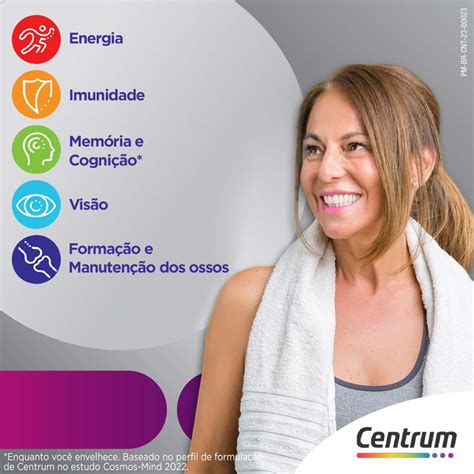 Suplemento Alimentar Centrum Multivitamínico Select Mulher 50