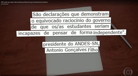 Andes Sn Repudia Declarações De Weintraub