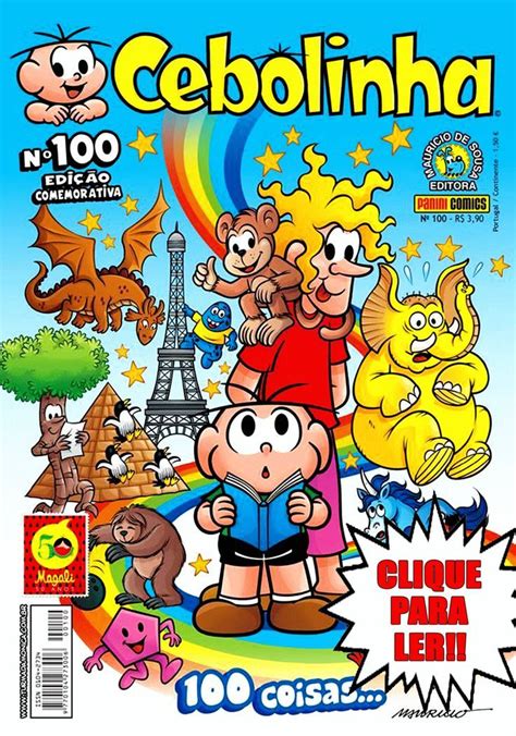 Cebolinha EdiÇÃo Comemorativa De Nº 100 Turma Da MÔnica Gibi Turma