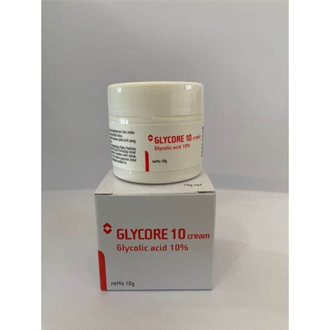 Jual Glycore 10 Cream Glycolic Acid 10 Memudarkan Noda Gelap Shopee
