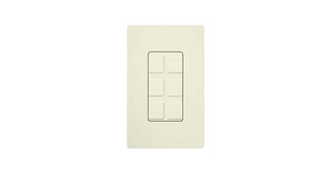 Lutron SC PF BI Claro Port Frame Field Customizable Fits Decorator Style Wall Plates