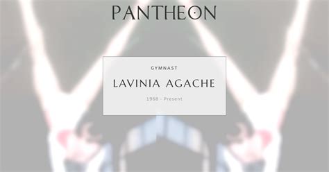 Lavinia Agache Biography Pantheon