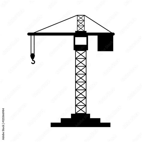 Tower Crane Vector