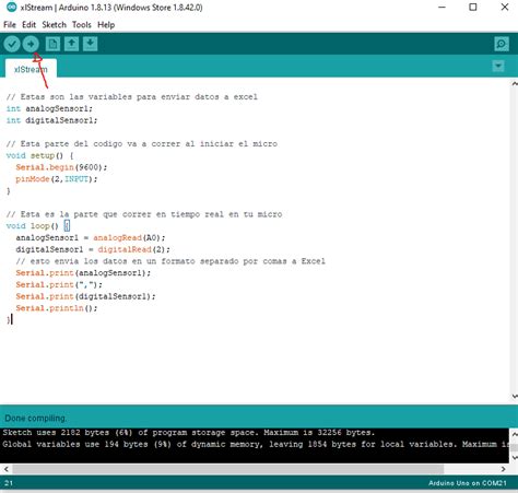 Data Streamer Conecta Tu Arduino A Excel Macros
