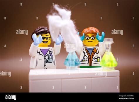 Explosion In The Lab Stock Photo Alamy