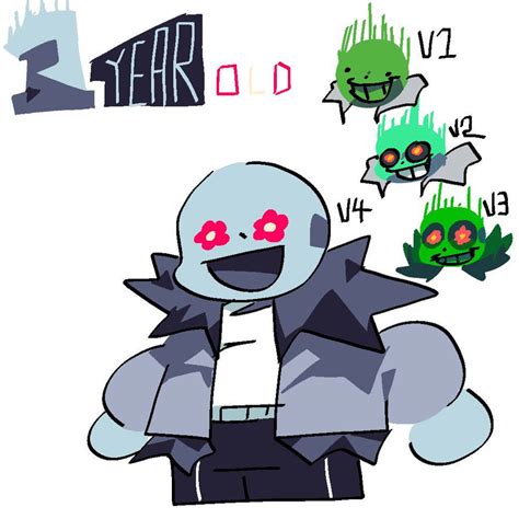 Its Grass Sans Birthdaaaay Yep One Year By Meowingguy On Deviantart