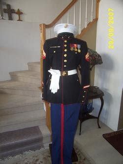 Usmc Enlisted Dress Blue Parade Uniform Wmedals 30271858