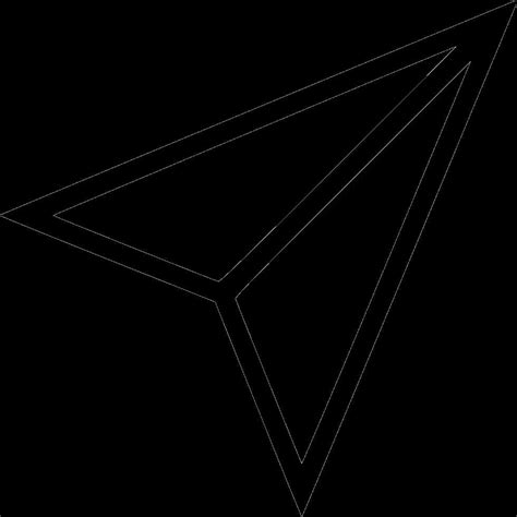 Download Paper Plane Outline