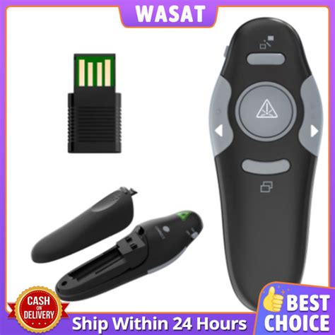 Wireless Ppt Presenter Pointer Clicker Laser For School Teaching Business Remote Control Usb