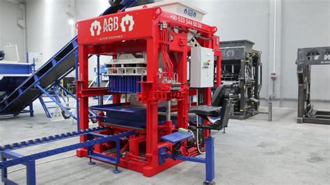 Semi Automatic Concrete Paving And Block Machine Agb Machine