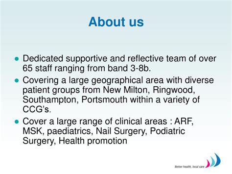 Solent Podiatry Service Ppt Download