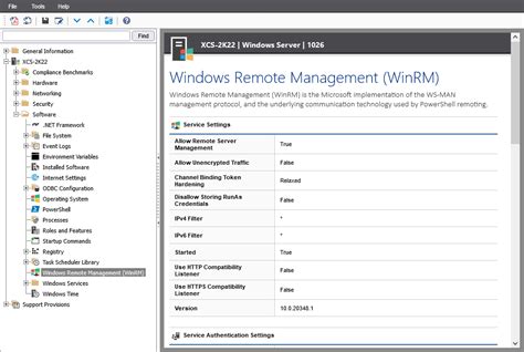 Audit Windows Remote Management Winrm Settings