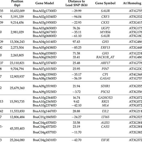Candidate Genes For Different Root Traits Within 100 Kb Region At