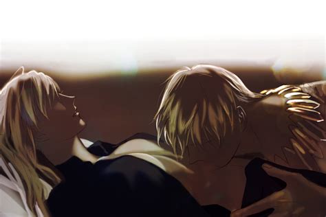 Artoria Pendragon Saber And Gilgamesh Fate And 1 More Drawn By