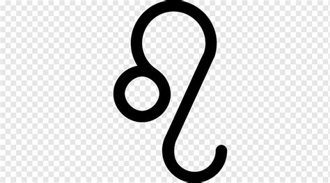 Leo Astrology Symbol Signo Astrol Gico Leo Texto Hor Scopo Zod Aco