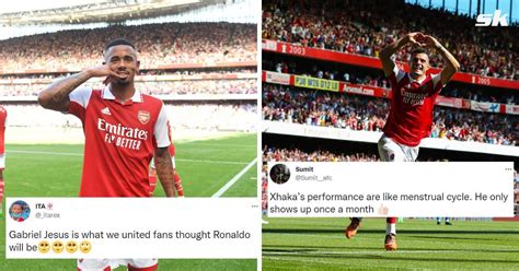 Twitter Reacts As Gabriel Jesus Brace Powers Arsenal To Comprehensive 4