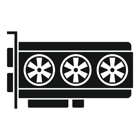 Video Card Chip Icon Simple Vector Computer Gpu Vector Art At Vecteezy