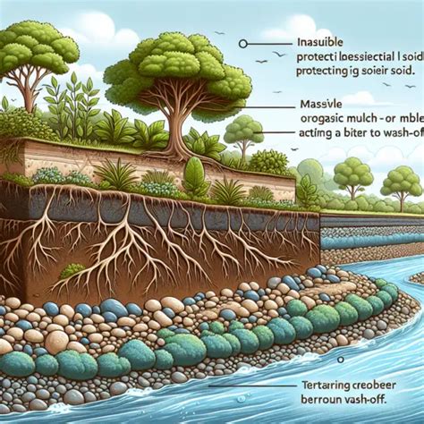 Preventing Soil Erosion Around Riverbank Plants Flowers And Plants