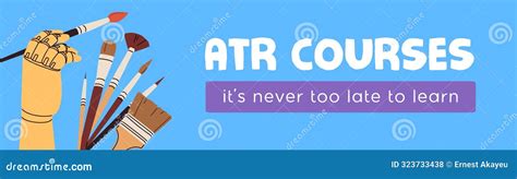 Art Course Ad Banner Creative School Drawing Workshop Painting