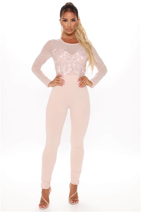 Body By Nature Jumpsuit Nude Fashion Nova Jumpsuits Fashion Nova