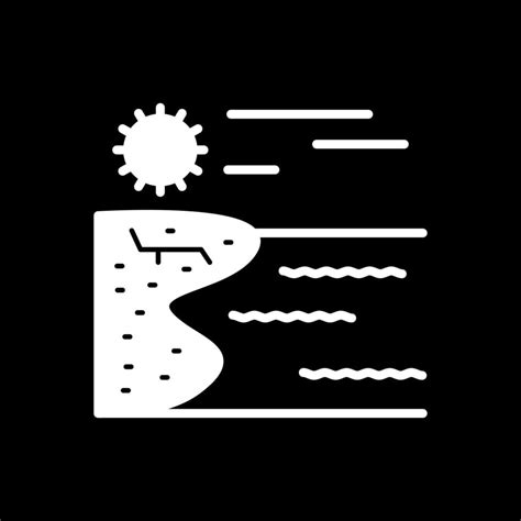 Beach Vector Icon Design 21200605 Vector Art At Vecteezy