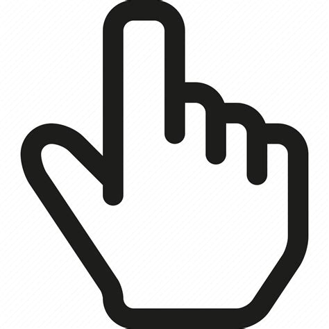 Cursor Click Hand Icon Download On Iconfinder