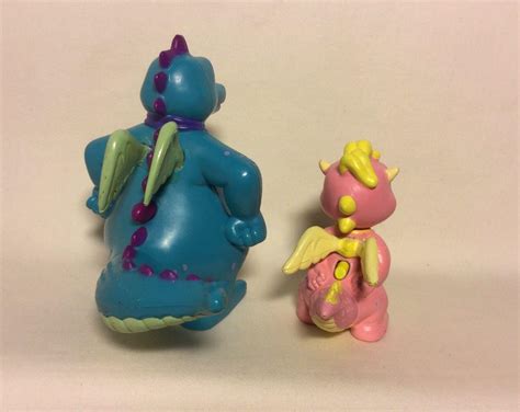 3 Dragon Tales Ord And Cassie Plastic Figures Cake Topper Lot Figure Toy