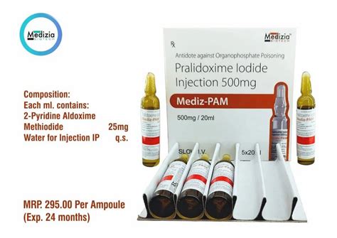 Pralidoxime Iodide Injection Strength 500 Mg At ₹ 150piece In Yamuna