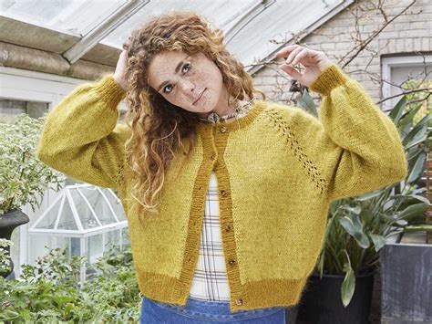 Easy Cropped Cardigan Knitting Pattern Absolutely Free